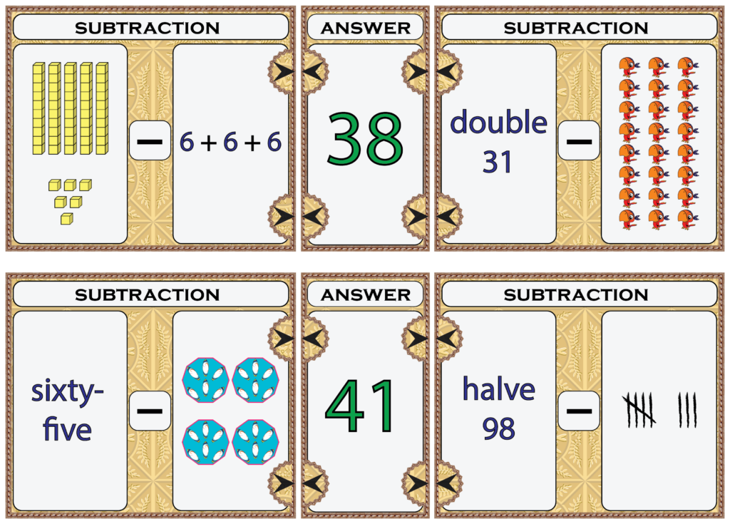 Math Center: Mixed Representations – Subtraction - Made By Teachers
