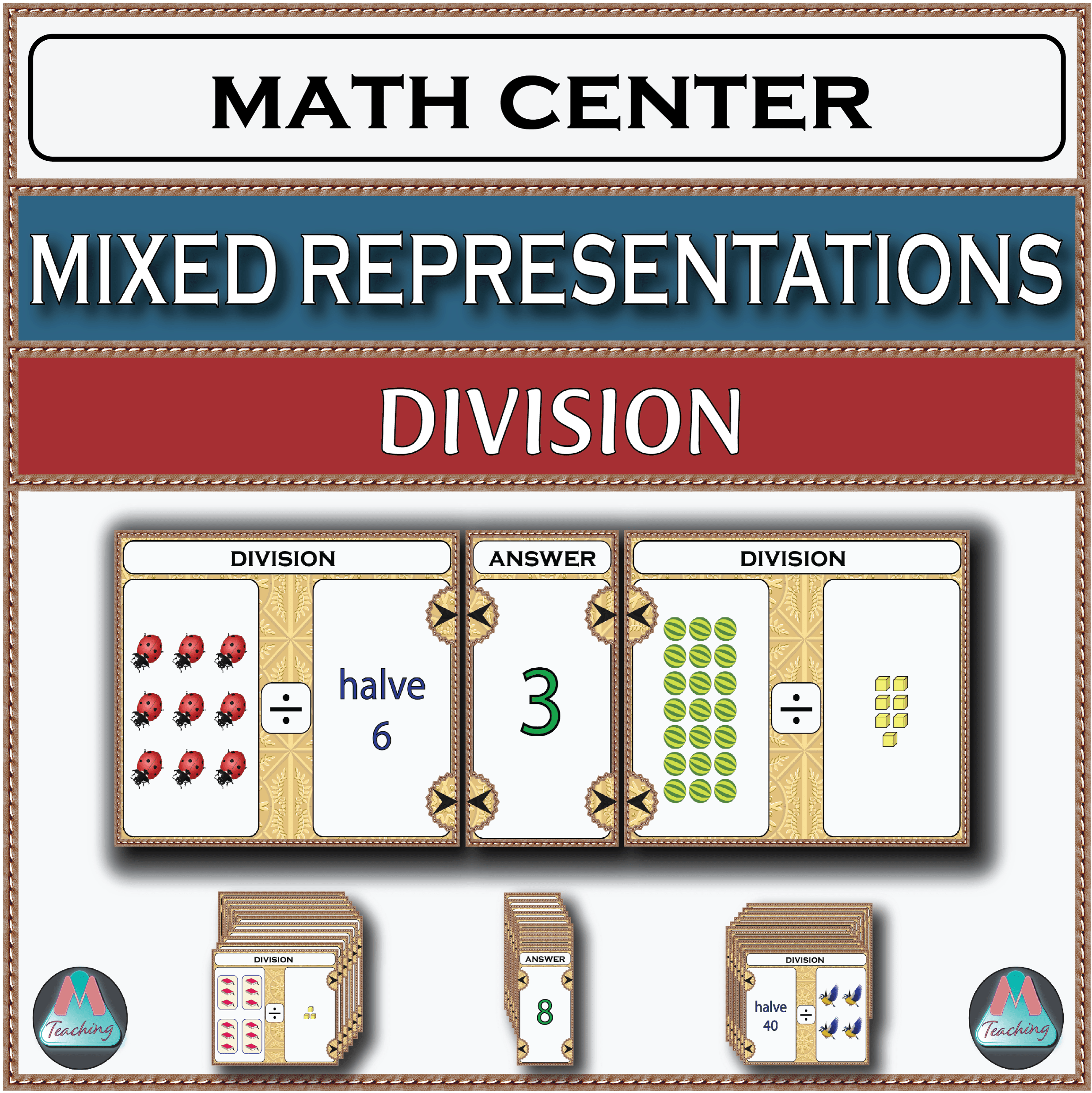 Red Math Division Sign