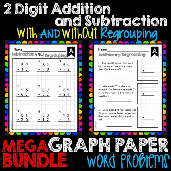 Addition Subtraction With without Regrouping Made By Teachers Addition Subtraction With without Regrouping Made By Teachers