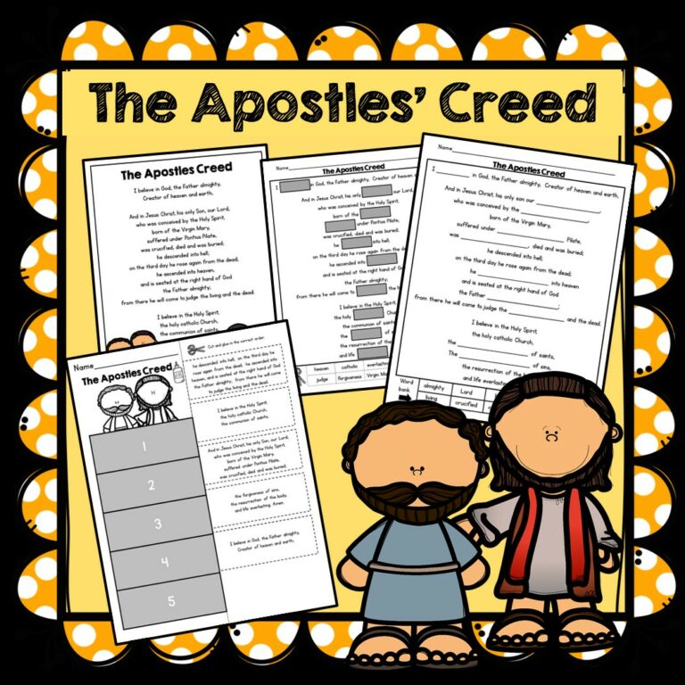 Apostles Creed Prayer Lesson | Made By Teachers
