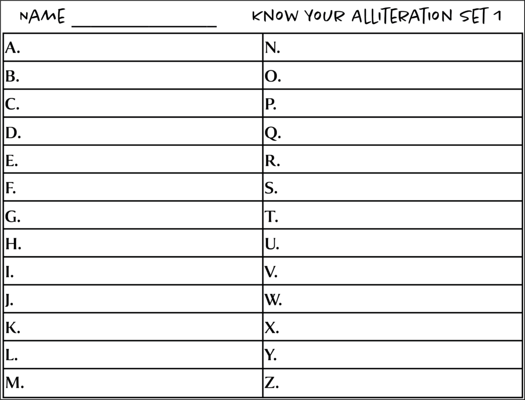 Alliteration Task Cards - Puzzling Problems Set 1 | Made By Teachers
