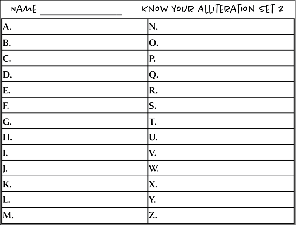 Alliteration Task Cards - Puzzling Problems Set 2 | Made By Teachers
