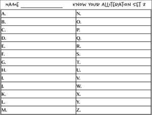 Alliteration Task Cards - Puzzling Problems Set 2 | Made By Teachers