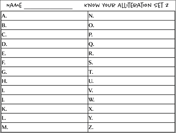 Alliteration Task Cards - Puzzling Problems Set 2 | Made By Teachers
