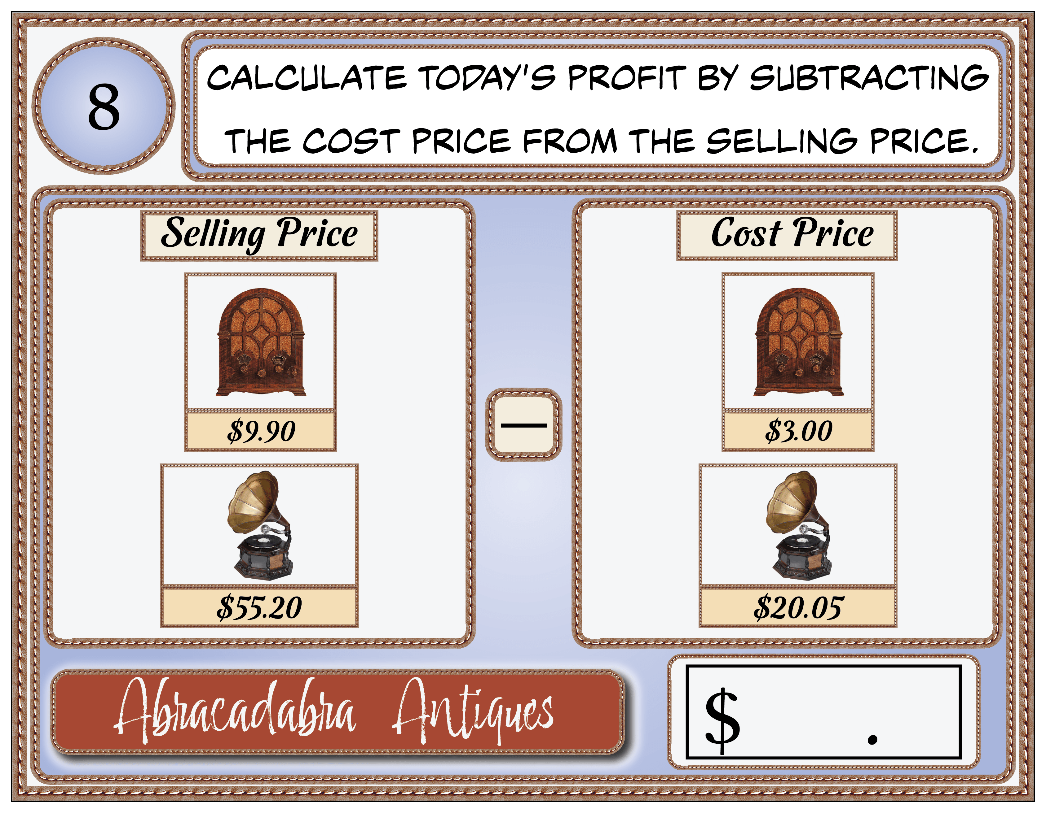 Decimals Task Cards - Subtracting Money | Made By Teachers