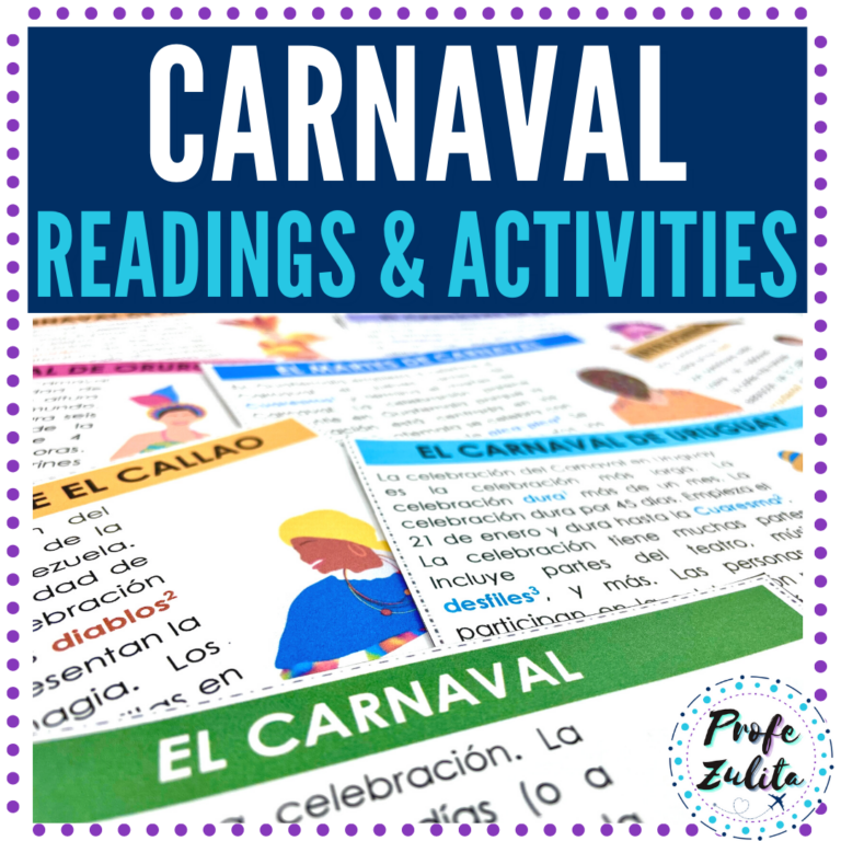Spanish Carnaval Readings & Activities - Made By Teachers