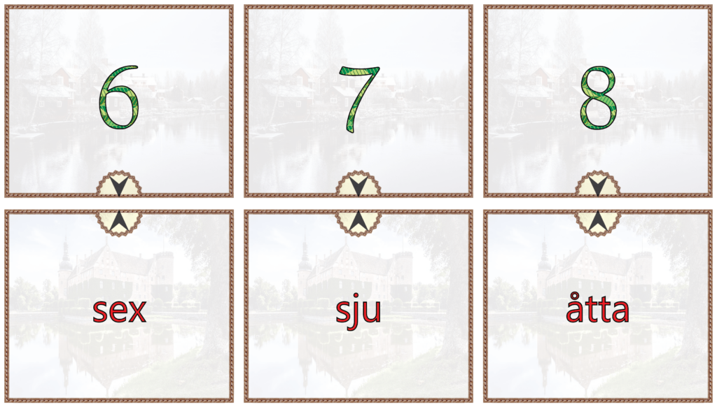 Swedish Match - Numbers and Colors - Made By Teachers