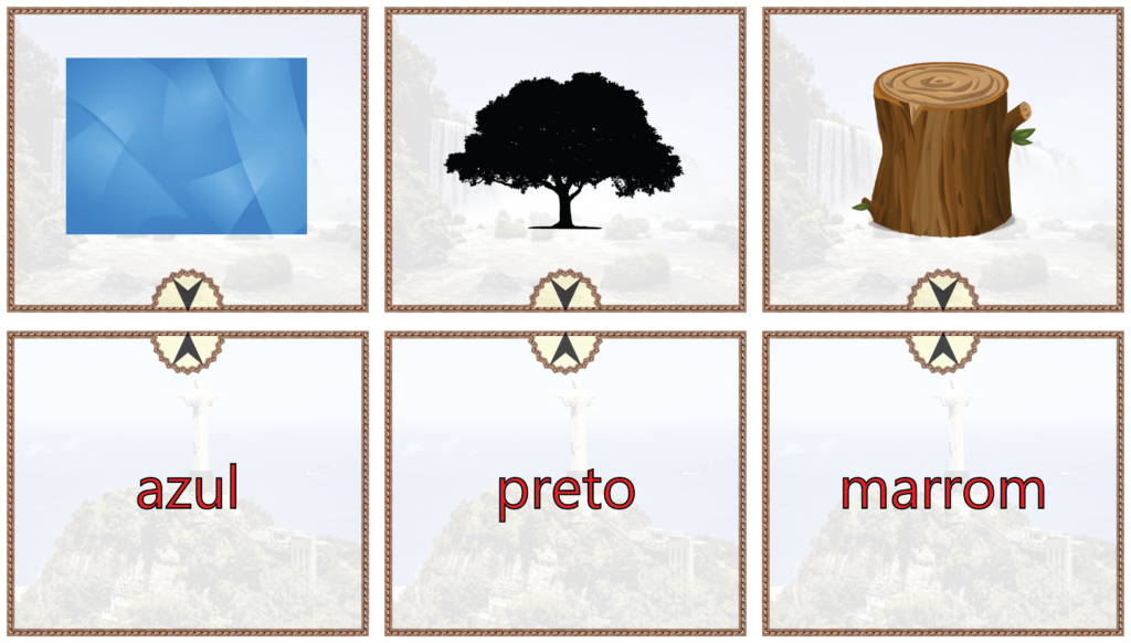 Portuguese (Brazilian) Match - Numbers & Colors | Made By Teachers