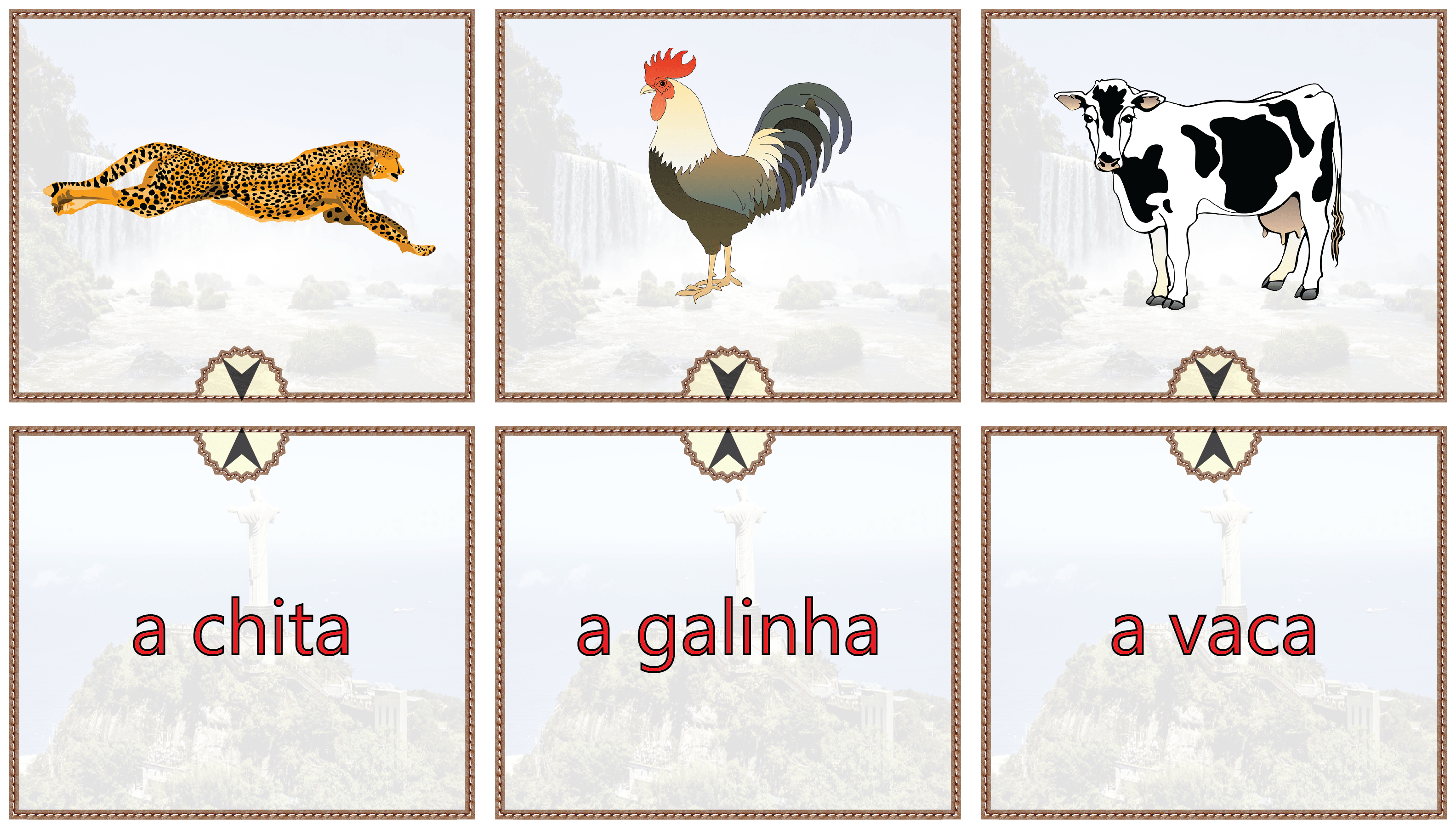 Portuguese (Brazilian) Match - Animals | Made By Teachers