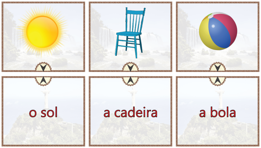 Portuguese (Brazilian) Match - Everyday Objects | Made By Teachers