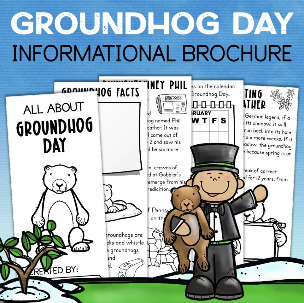 GROUNDHOG DAY Informational Brochure Template | Made By Teachers