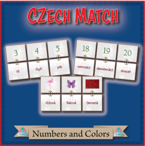 Czech Match - Numbers and Colors - Made By Teachers