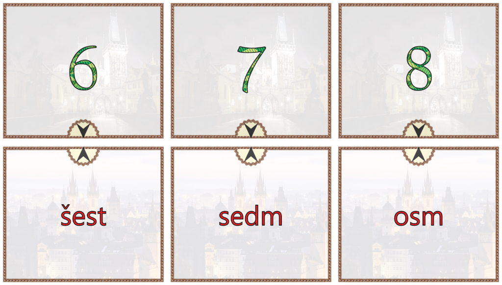 Czech Match - Numbers and Colors | Made By Teachers