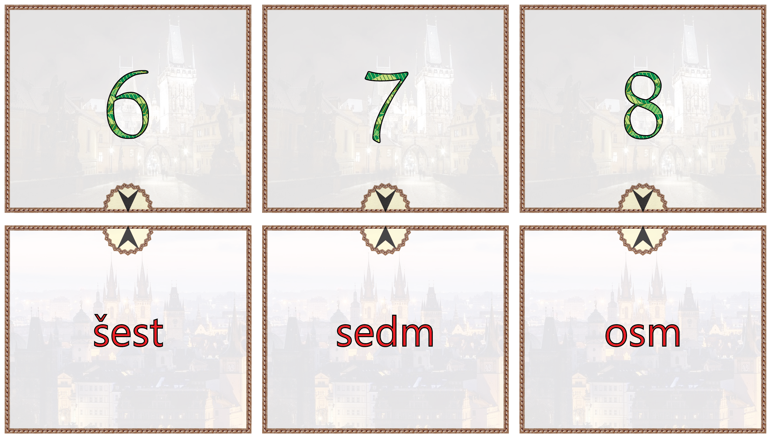 Czech Match - Numbers and Colors | Made By Teachers