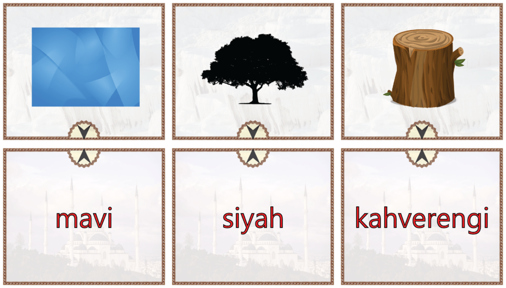 Turkish Match - Numbers and Colors - Made By Teachers