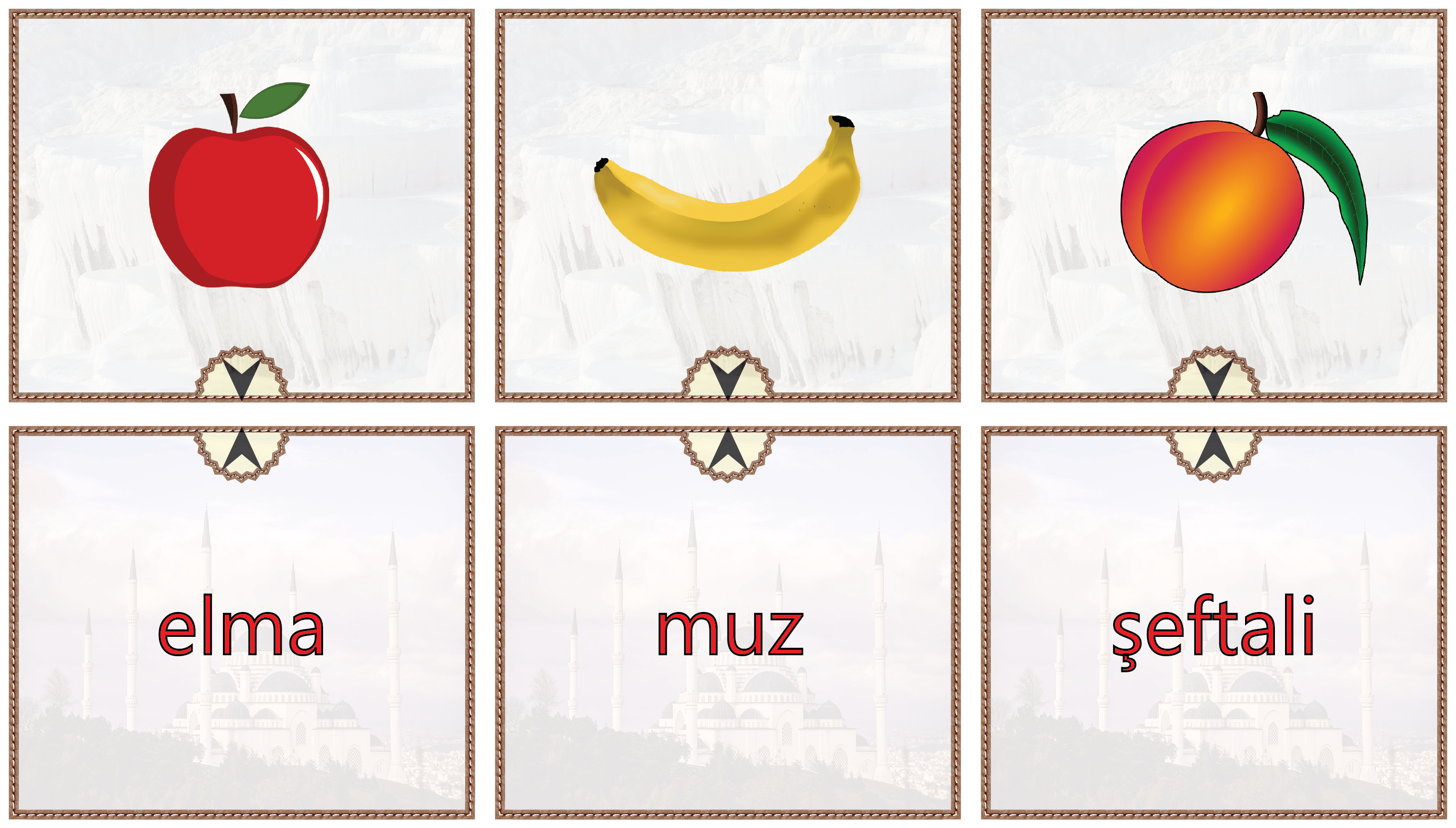 Turkish Match - Fruits and Vegetables | Made By Teachers