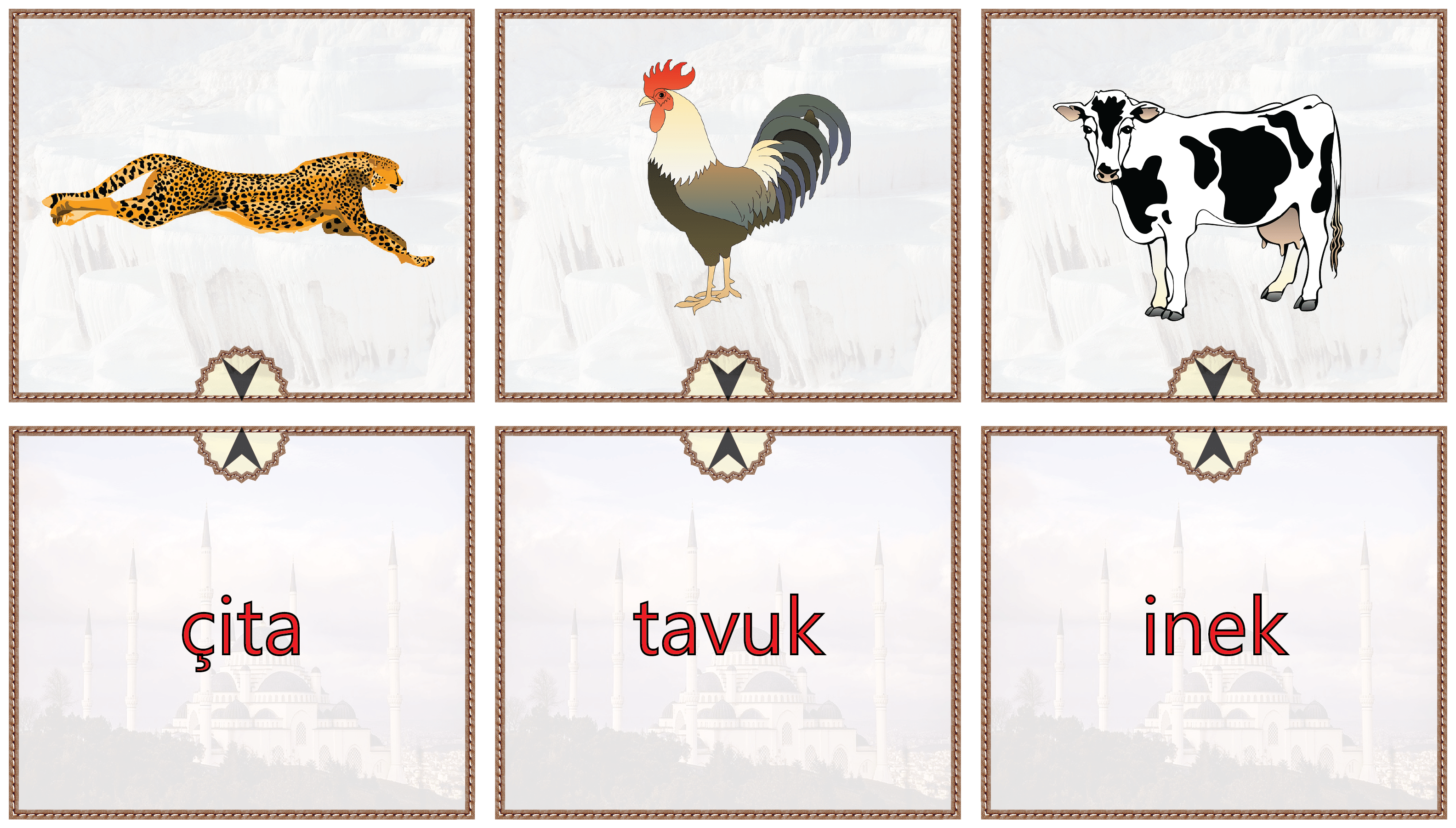 Turkish Match - Animals | Made By Teachers