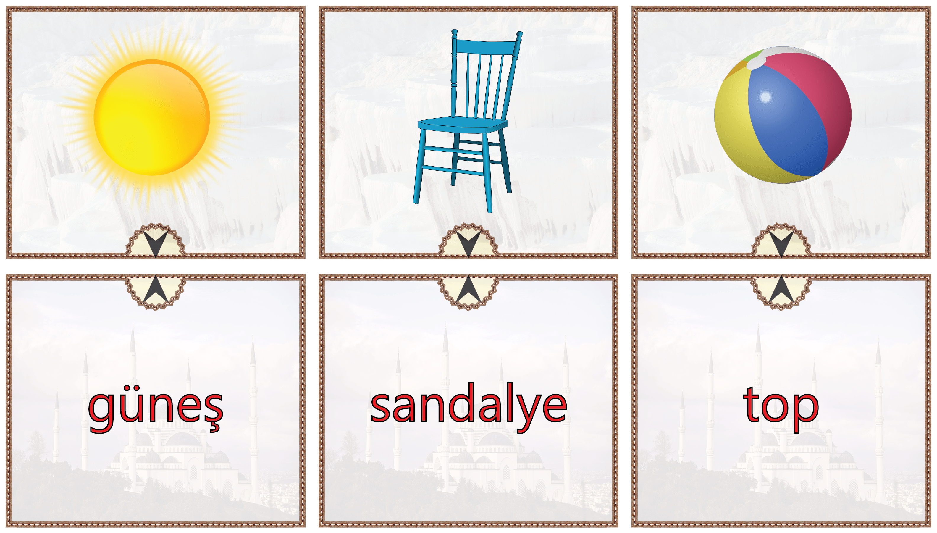 Turkish Match - Everyday Objects | Made By Teachers