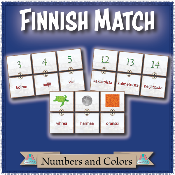 Finnish Match - Numbers and Colors - Made By Teachers
