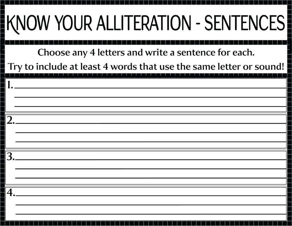 Alliteration Task Cards Bundle - Puzzling Problems | Made By Teachers