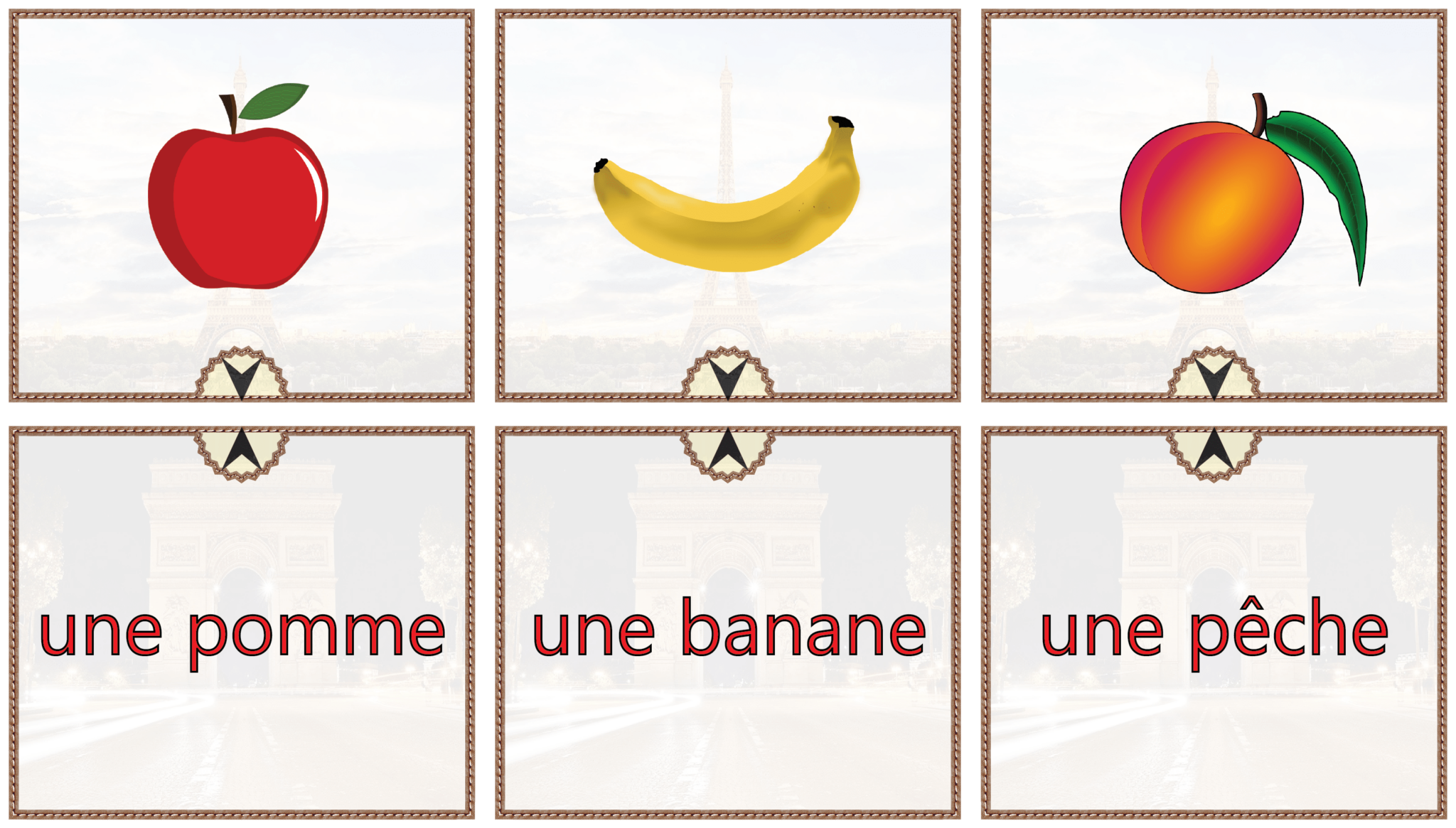 French Vocabulary Match Bundle | Made By Teachers