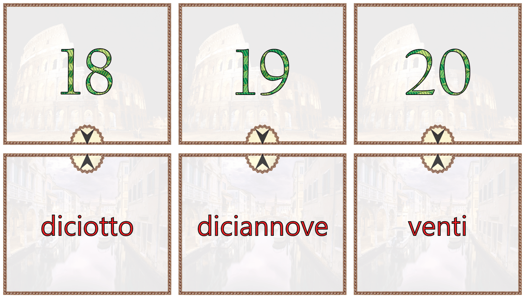 Italian Vocabulary Match Bundle | Made By Teachers