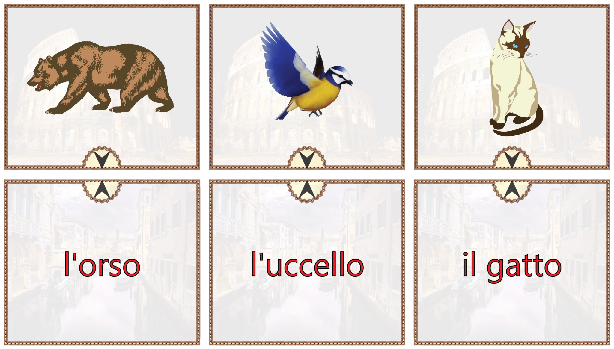 Italian Vocabulary Match Bundle | Made By Teachers