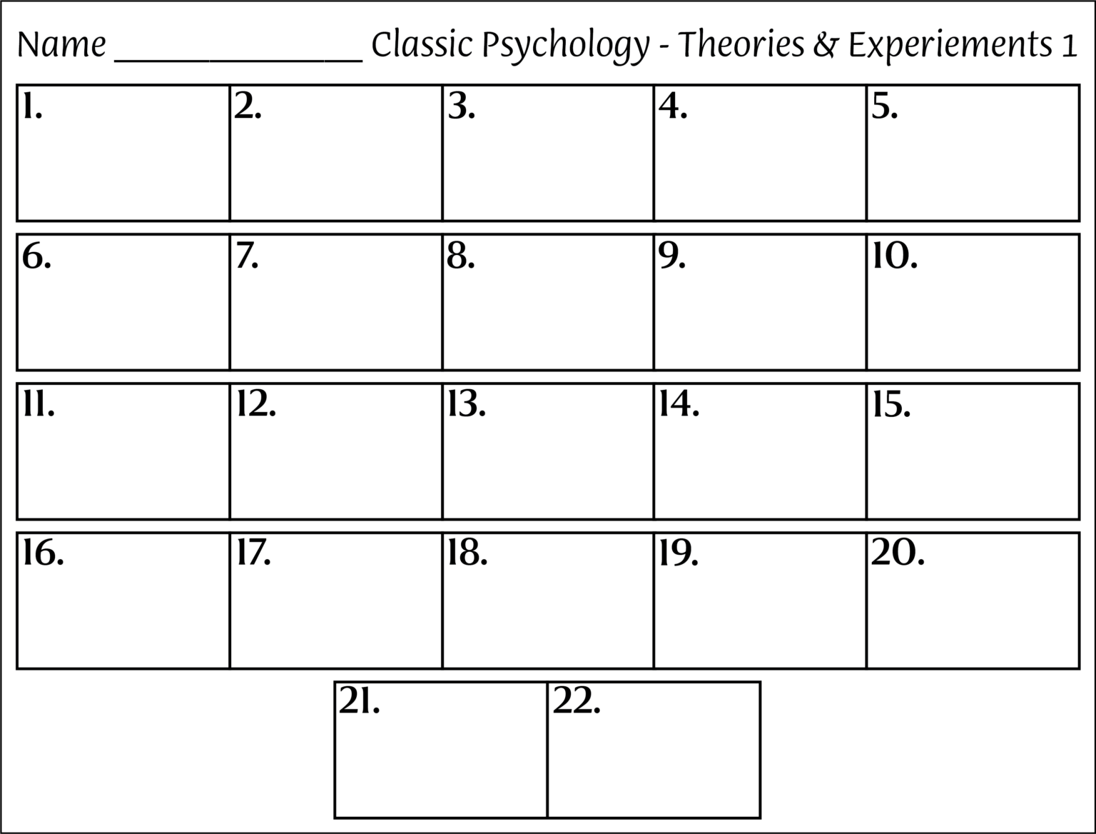 Classic Psychology: Theories & Experiments Bundle | Made By Teachers