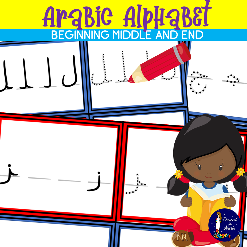 Arabic Alphabet Beginning Middle and End | Made By Teachers