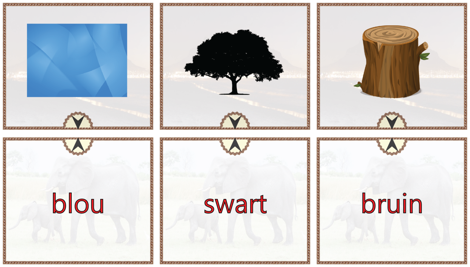 Afrikaans Match - Numbers and Colors - Made By Teachers