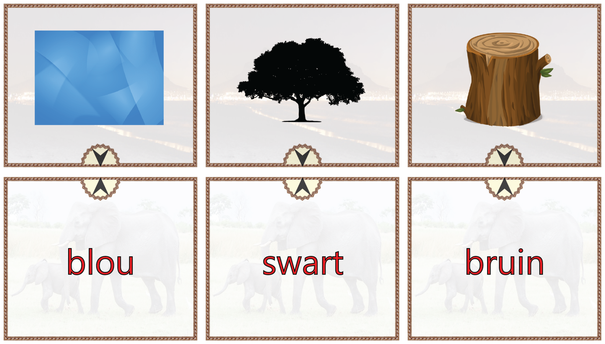 Afrikaans Match - Numbers and Colors - Made By Teachers