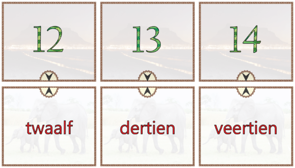 Afrikaans Match - Numbers and Colors | Made By Teachers