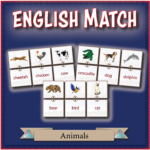 English Match - Animals - Made By Teachers