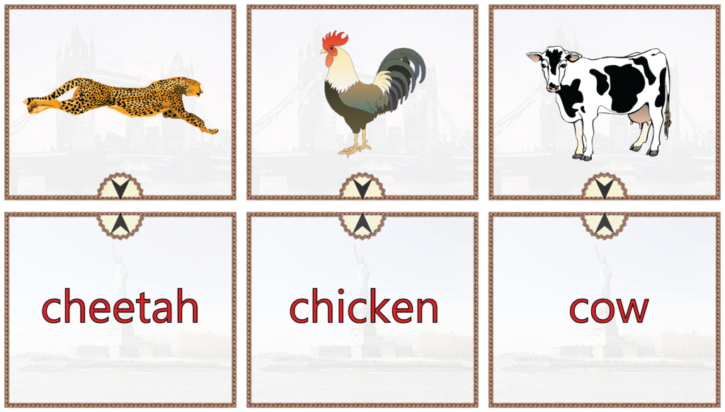 English Match - Animals - Made By Teachers