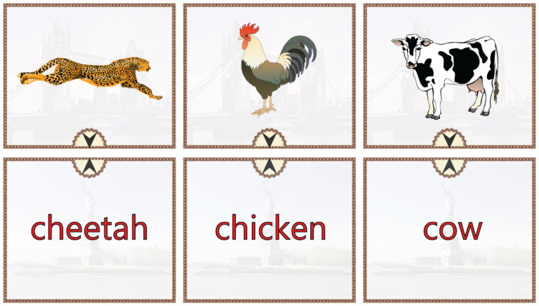 English Match - Animals | Made By Teachers