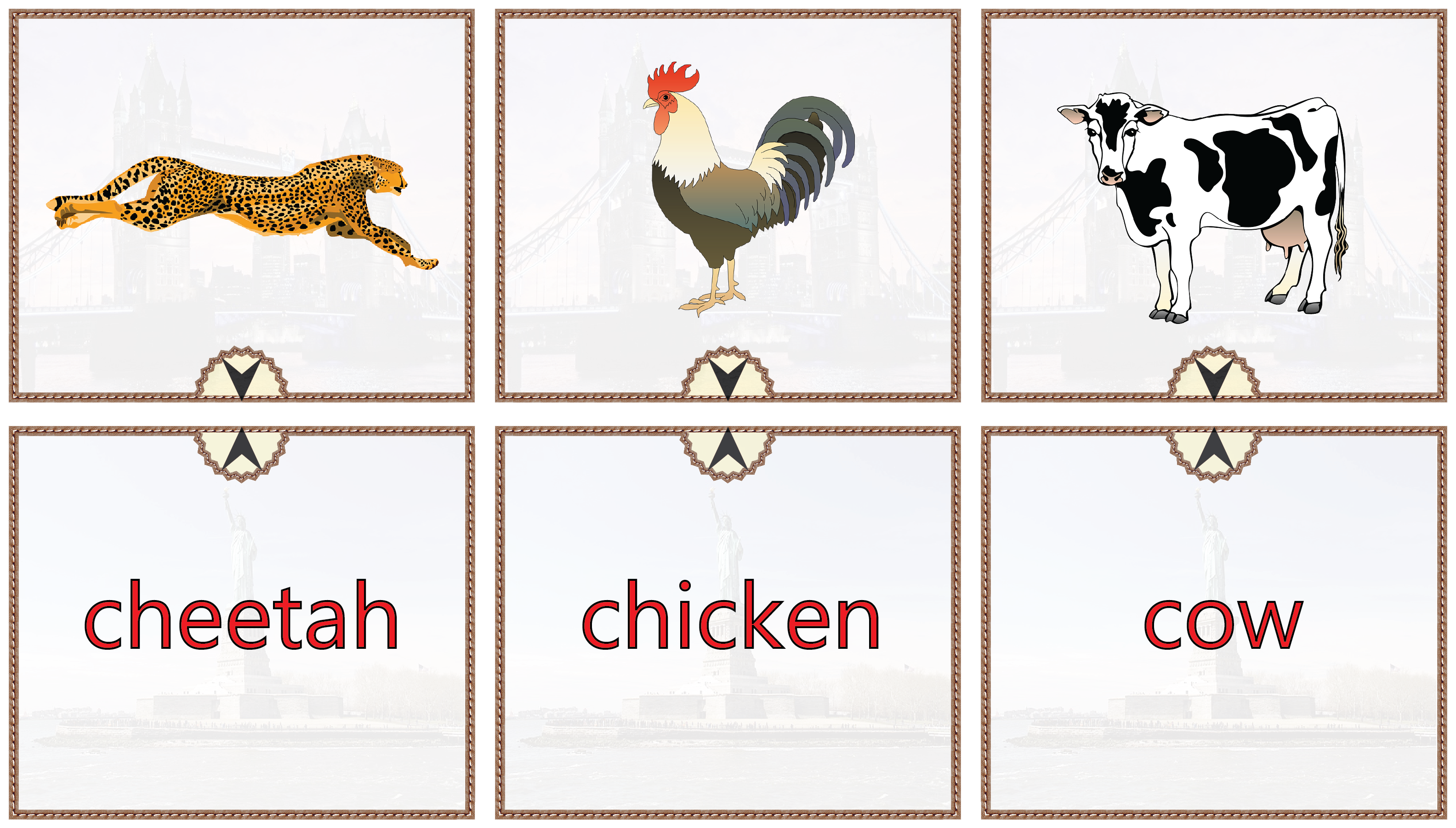 English Match - Animals - Made By Teachers