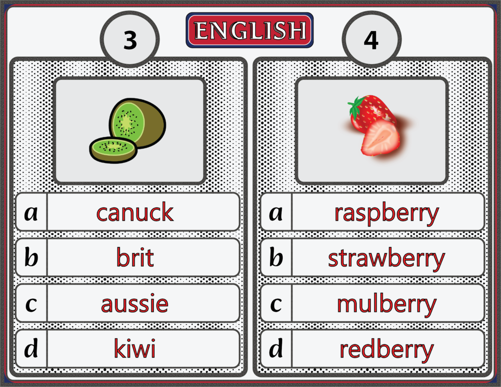 English Task Cards – Fruits and Vegetables | Made By Teachers