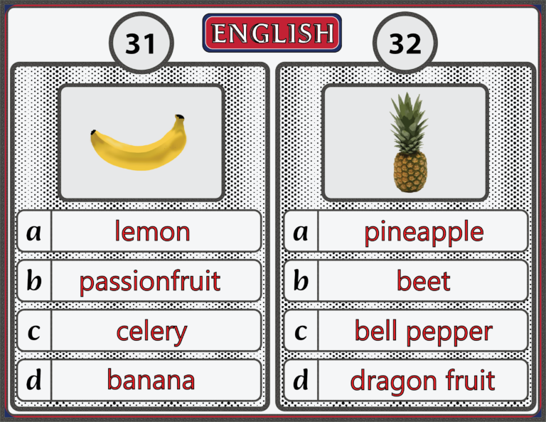 English Task Cards – Fruits and Vegetables - Made By Teachers