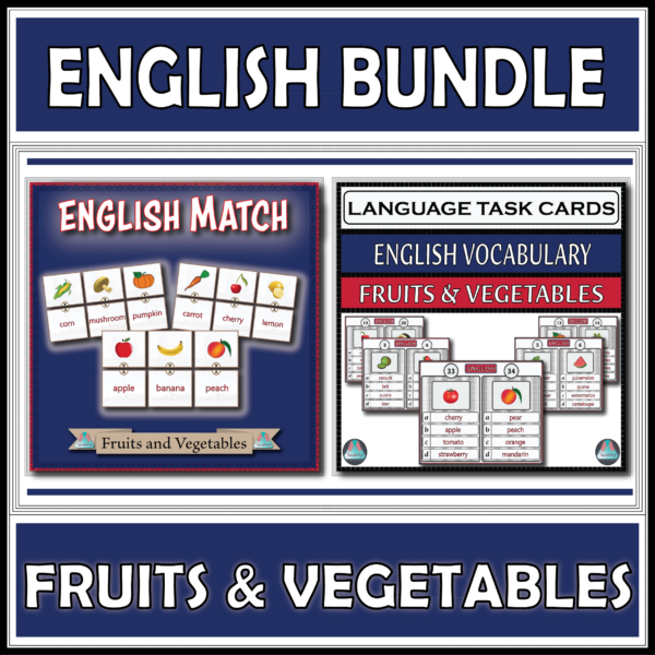 English - Fruits & Vegetables Bundle | Made By Teachers