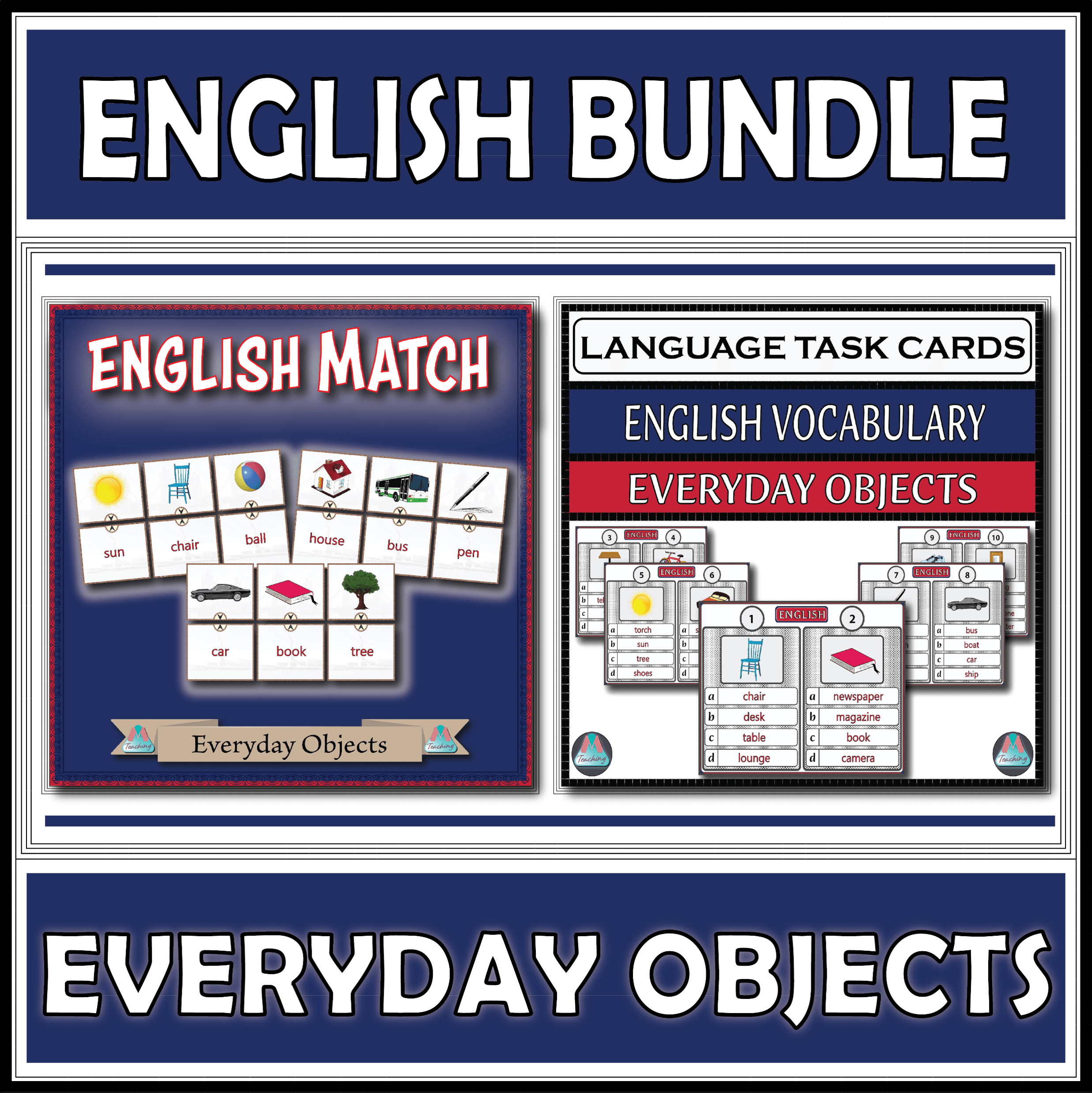 English - Everyday Objects Bundle | Made By Teachers