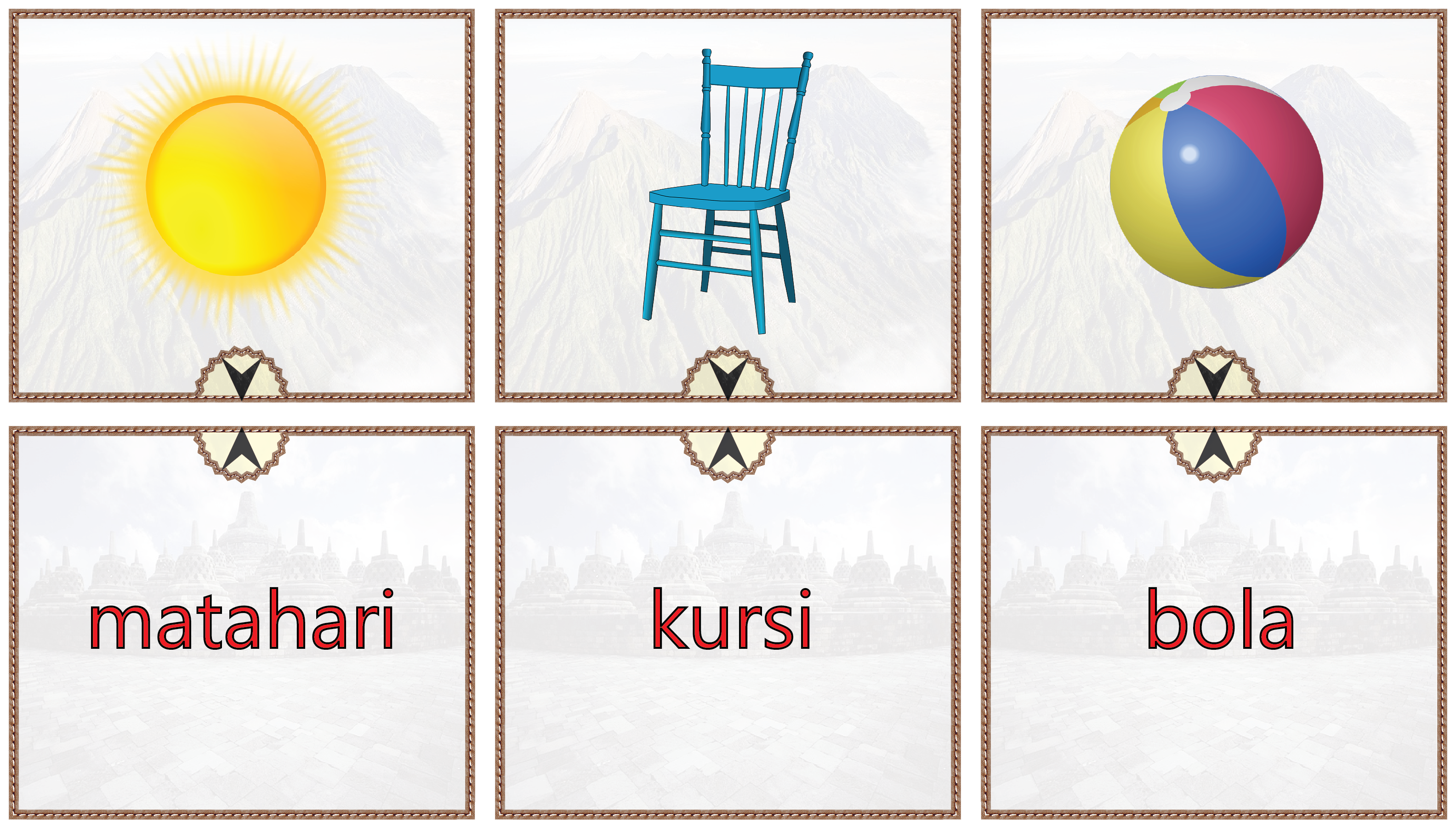 Indonesian Match - Everyday Objects | Made By Teachers