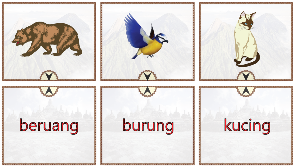 Indonesian Vocabulary Match Bundle | Made By Teachers