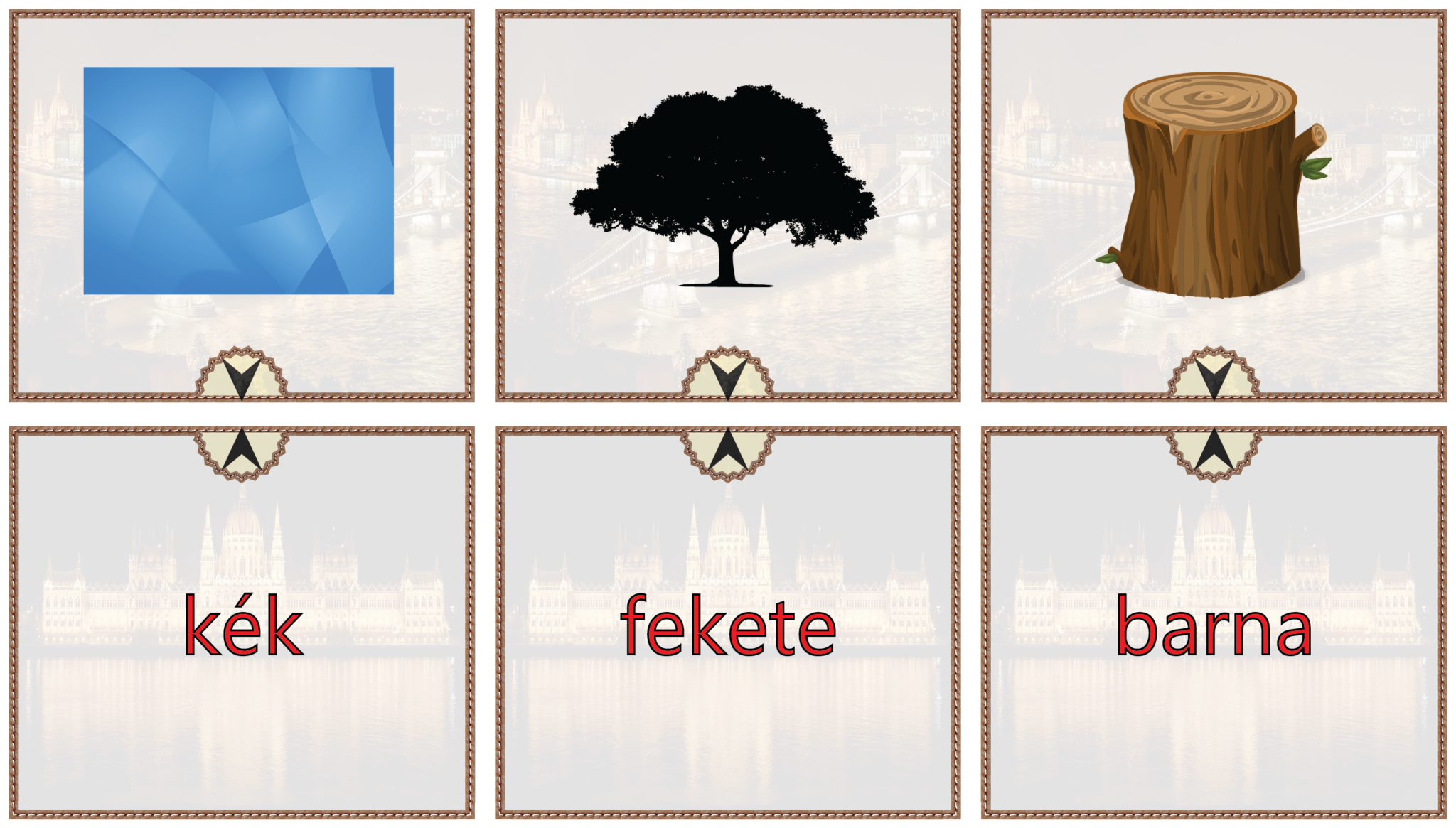 Hungarian Match - Numbers and Colors - Made By Teachers