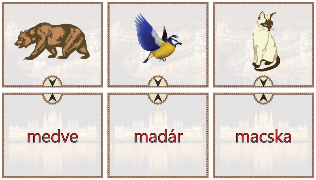 Hungarian Match - Animals - Made By Teachers