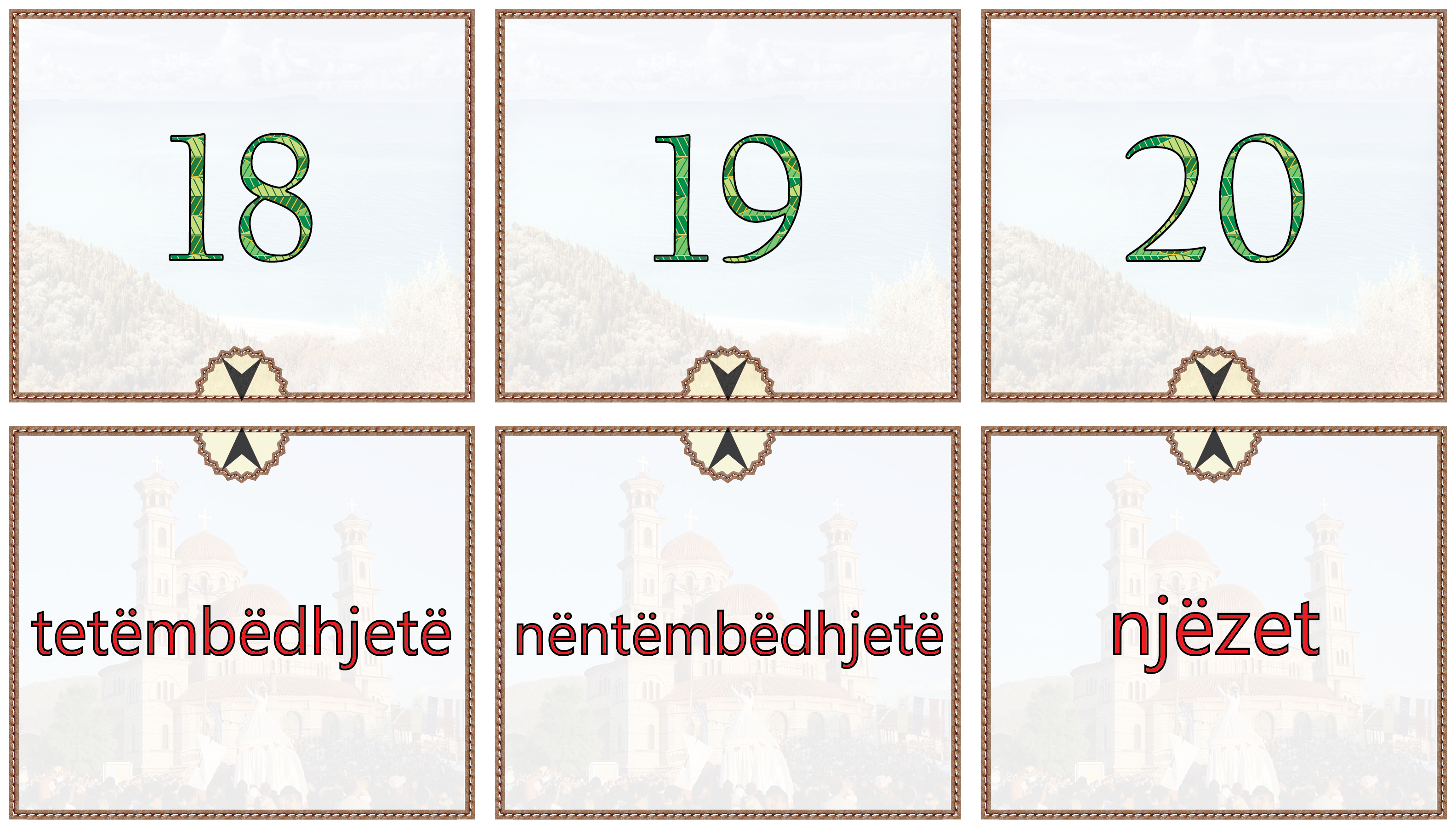 Albanian Match - Numbers and Colors | Made By Teachers