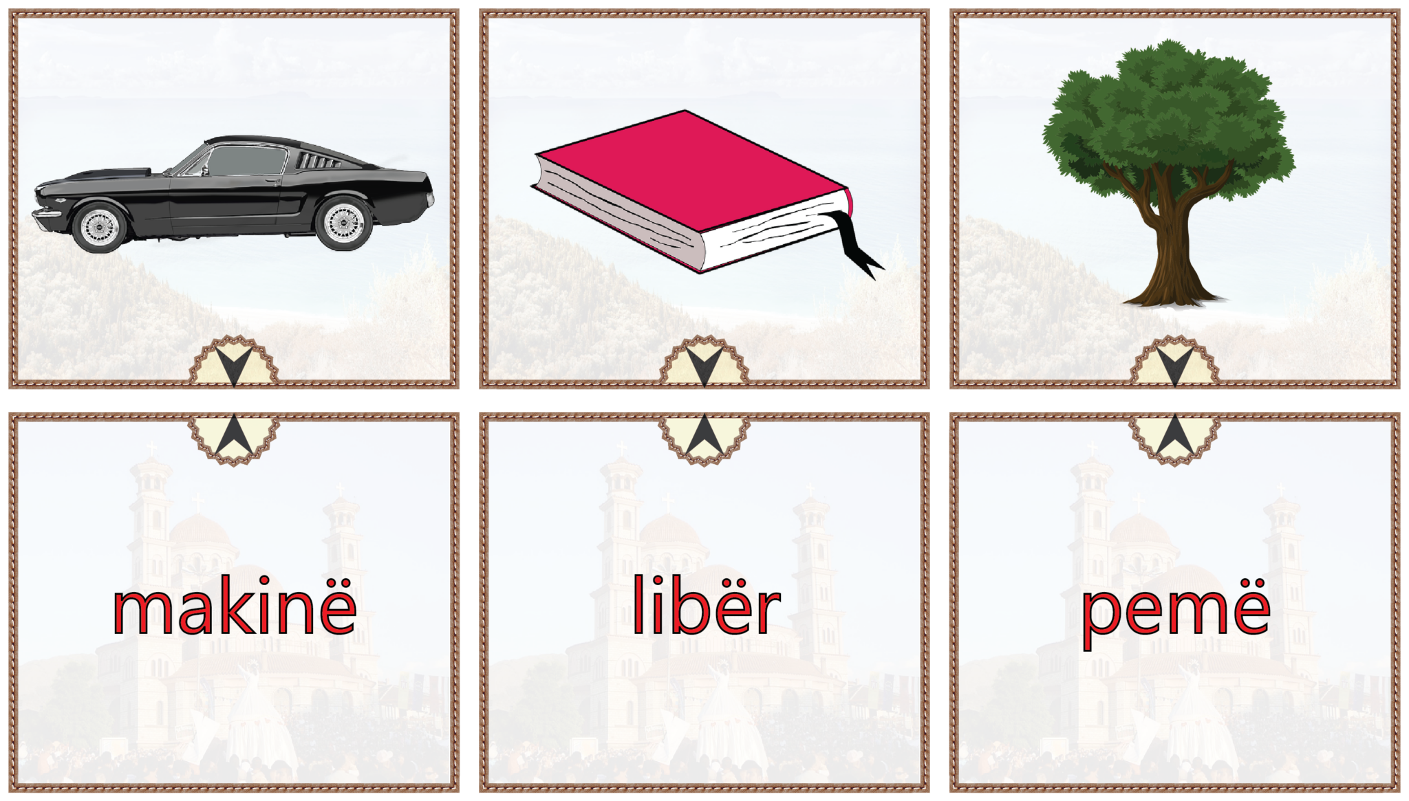 Albanian Match - Everyday Objects - Made By Teachers