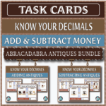 Decimals Task Cards - Add and Subtract Money | Made By Teachers