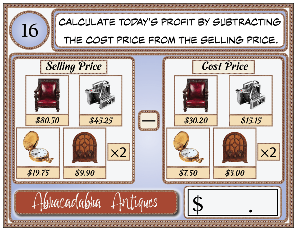 Decimals Task Cards - Add and Subtract Money - Made By Teachers