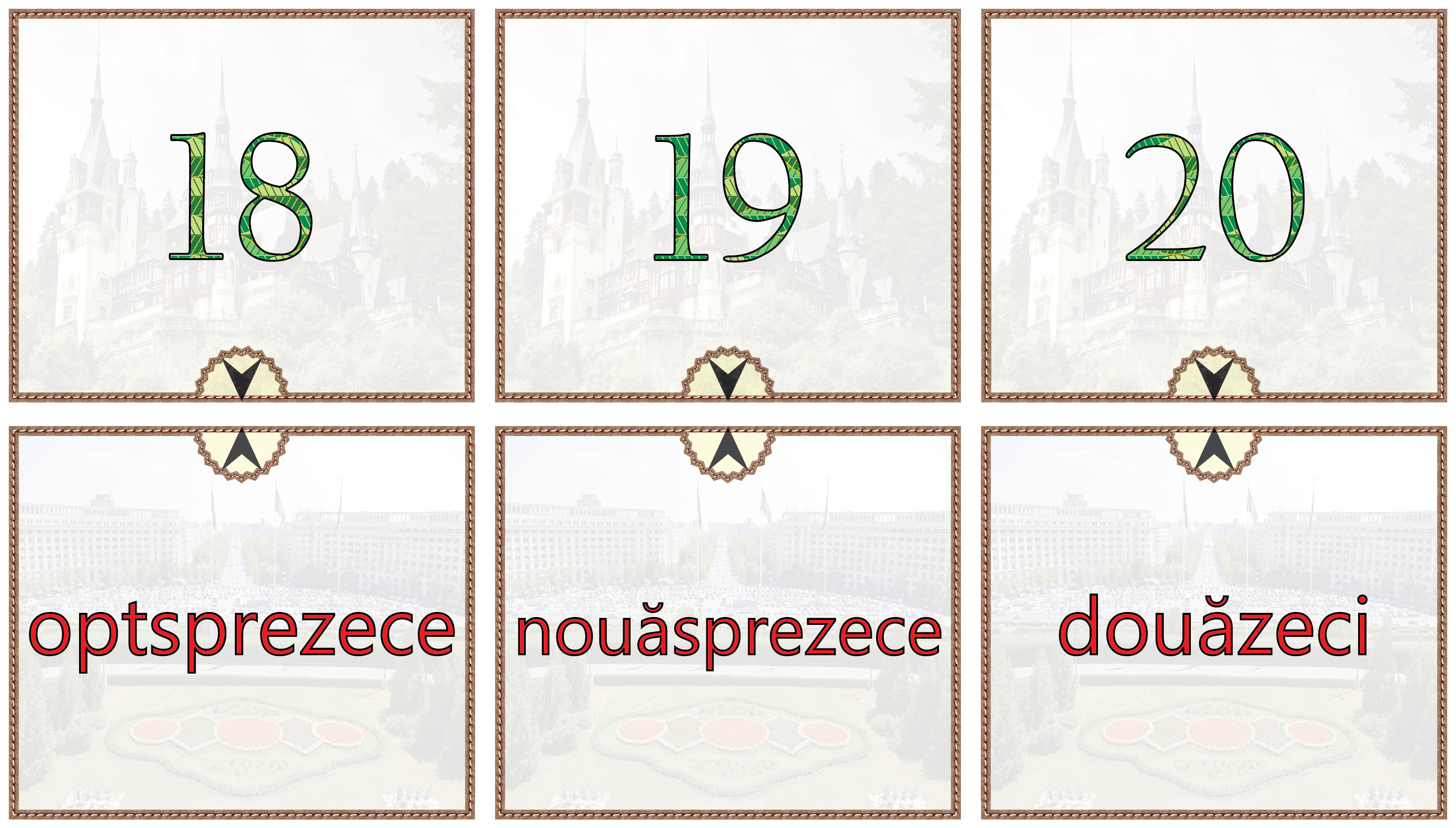 Romanian Match - Numbers and Colors | Made By Teachers