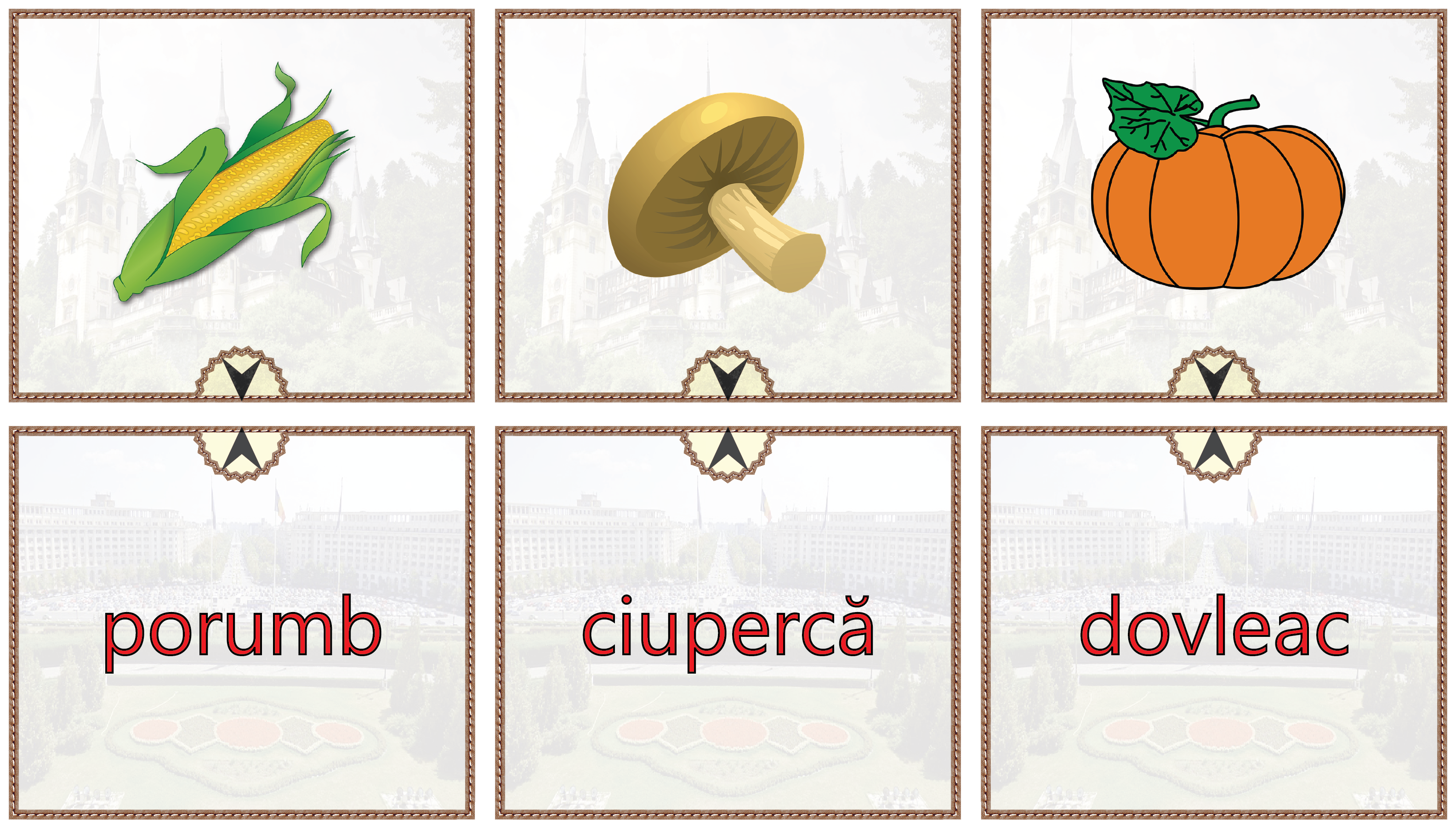 Romanian Match - Fruits and Vegetables - Made By Teachers